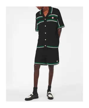 Casablanca Logo Crochet Shorts