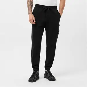 Stone Island Logo Cotton Lightweight Fleece Joggers