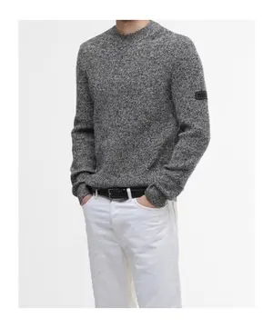 Barbour Crew Neck Sweater With Branding