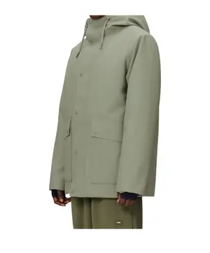 Rains Long-sleeved Snap-button Casual Jacket