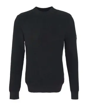 Barbour Crawley Crew Neck Jumper - Black