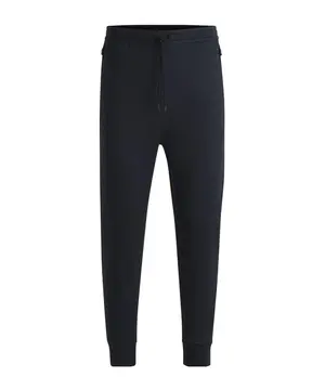 Hugo Boss Solid Color Fashion Sports Pants - Black