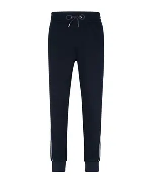Hugo Boss Solid Color Fashion Sports Pants - Black