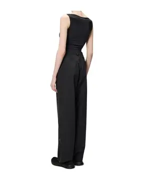 Rains Belt Loop Casual Pants With Leg Zippers