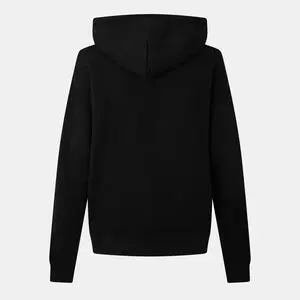 Off-White Cotton Printed Hoodie