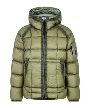 C.P. COMPANY Shell Medium Down Jacket - Black
