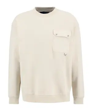 Barbour Leazes Crew Sweatshirt - Ecru