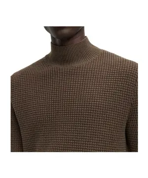 Hugo Boss Mock Neck Long-sleeve Knit Sweater
