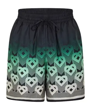 Casablanca Elastic Waist Shorts - Green