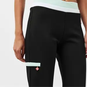 Casablanca Logo Patch High Waist Trousers