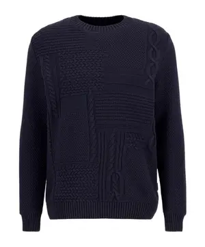Barbour Crew Neck Sweater - Black