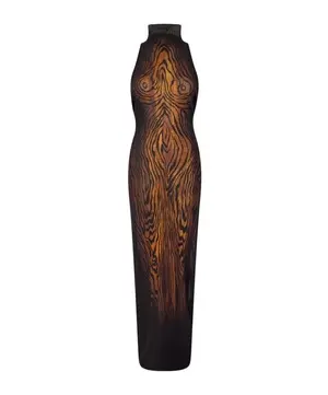 JEAN PAUL GAULTIER Printed Dress - Black