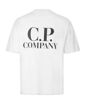 C.P. COMPANY Logo Crew Neck T-shirt