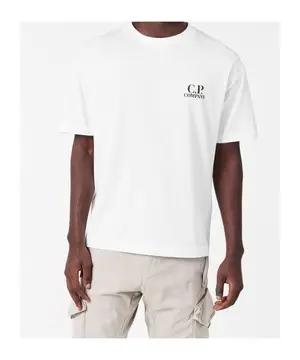 C.P. COMPANY Logo Crew Neck T-shirt