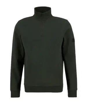 Barbour Ilford Interlock Half-zip Sweatshirt - Sage