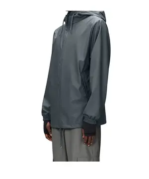 Rains Zip-up Hooded Casual Jacket