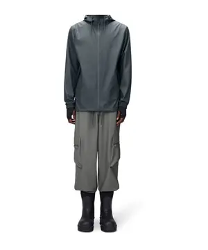Rains Zip-up Hooded Casual Jacket