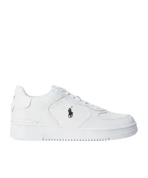 Polo Ralph Lauren Masters Court Suede Trainers - White