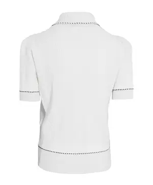 Alexander McQueen Knitted Polo Shirt