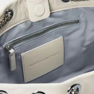 Marc Jacobs Chain Strap Leather Tote Bag - White