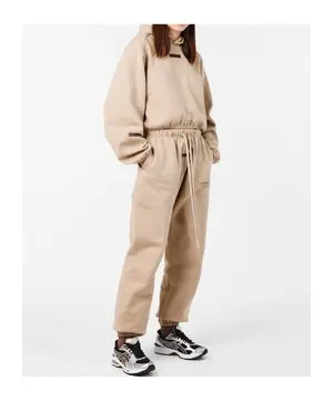 Fear Of God Cropped Logo Hoodie