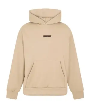 Fear Of God Logo Hooded Sweatshirt - Nude