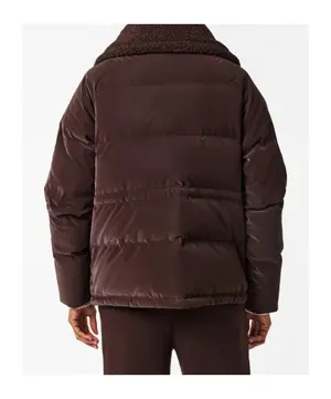 Varley Roseville Jacket With Faux Lambskin Collar
