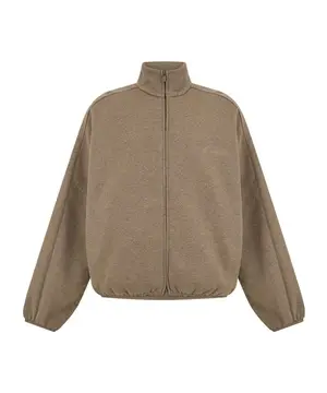 Fear Of God Zippered Long-sleeved Casual Jacket - Brown