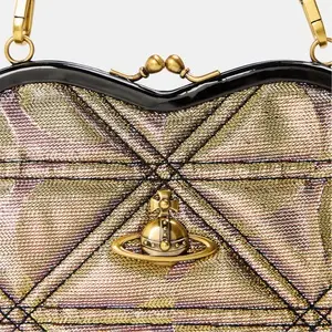 VIVIENNE WESTWOOD Viv Belle Heart-shaped Shoulder Bag