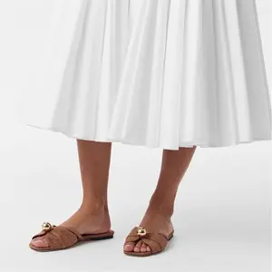 JIMMY CHOO Siva Flat Sandals