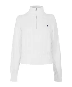 Polo Ralph Lauren Cable-knit Half-zip Sweater