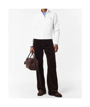 Polo Ralph Lauren Cable-knit Half-zip Sweater