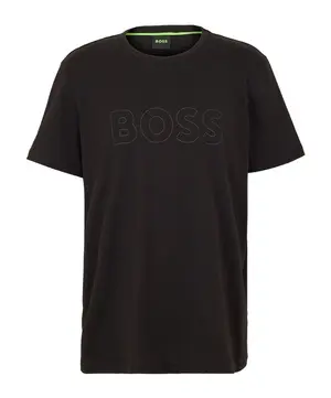 Hugo Boss Logo Crew-neck T-shirt - Black
