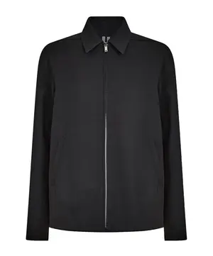 Rick Owens Zip-up Shirt Jacket - Black