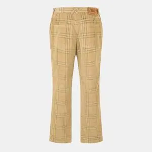 Burberry Plaid Straight-leg Trousers