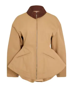 Alexander McQueen Oversized Peplum Jacket
