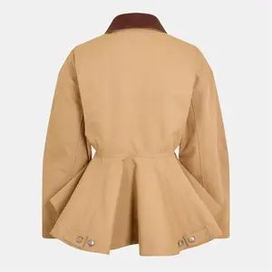 Alexander McQueen Oversized Peplum Jacket