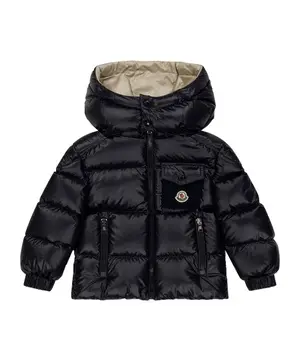 Moncler Logo Patch Down Jacket