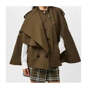 Burberry A Cape-style Casual Jacket
