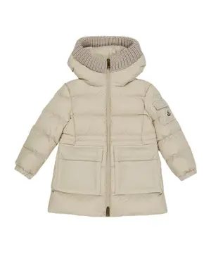 Moncler Logo Hooded Down Jacket