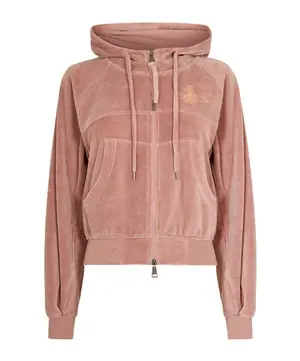 VIVIENNE WESTWOOD Zippered Hooded Sweatshirt - Pink