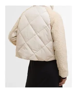 Barbour Quilted Jacket With Funnel Neck