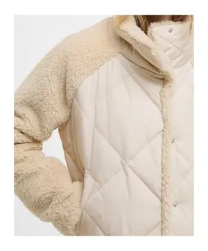 Barbour Quilted Jacket With Funnel Neck