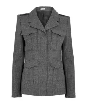 Alexander McQueen Slim-fit Epaulette Jacket