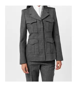 Alexander McQueen Slim-fit Epaulette Jacket