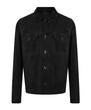 TOM FORD Western Suede Overshirt