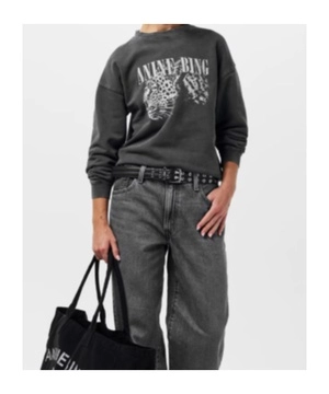 ANINE BING Spencer Crew Sweatshirt