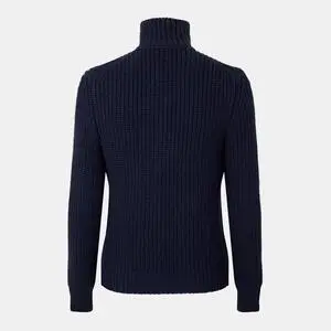TOM FORD High-neck Henley Knit Sweater