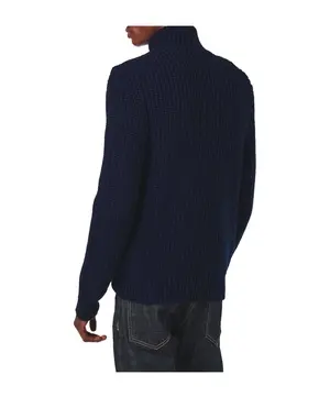 TOM FORD High-neck Henley Knit Sweater