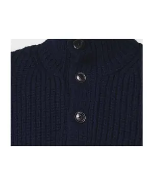 TOM FORD High-neck Henley Knit Sweater